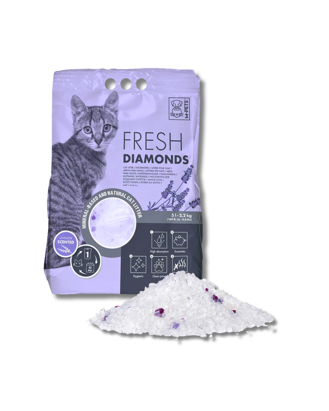 SILICA GEL FRESH DIAMOND 5 LTS - Pedí Ración Ya